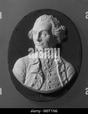 Captain James Cook (Wedgwood portrait medallion). Museum: PRIVATE ...