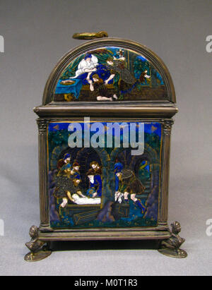 A casket with scenes depicting the Book of Genesis, part of the MET ...