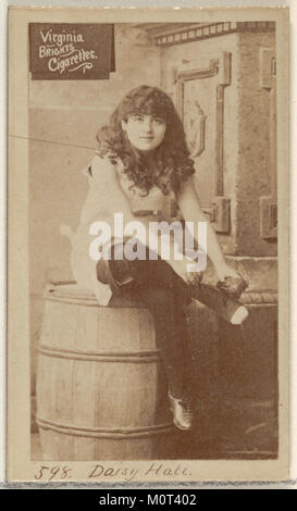 Trading card featuring actress Daisy Hall from the Actors and Actresses ...