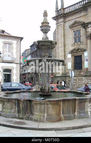 A photograph of the Monasterio de San Salvador in Celanova, Spain. The ...