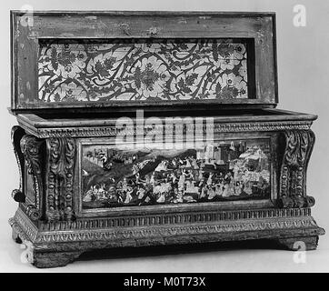 The Cassone, housed at the Metropolitan Museum of Art, is a decorative ...