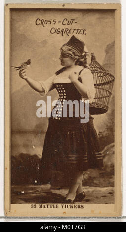 This card features Vickers from the Actors and Actresses series issued ...