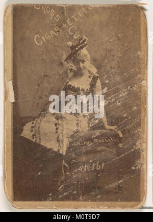 Card Number 161 features Lillian Russell from the 'Actors and Actresses ...