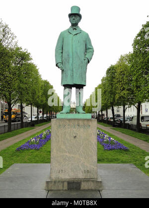This portrait of Carl Frederik Tietgen, created by artist Hohlenberg ...