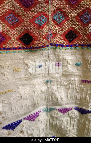 The ceremonial huipil, a traditional garment worn by the Ixil Maya in ...