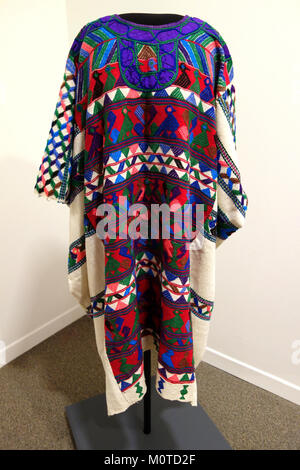 This ceremonial huipil is a traditional garment worn by the Ixil Maya ...