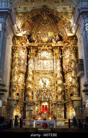 The Monasterio de San Salvador, located in Celanova, Spain, is an ...
