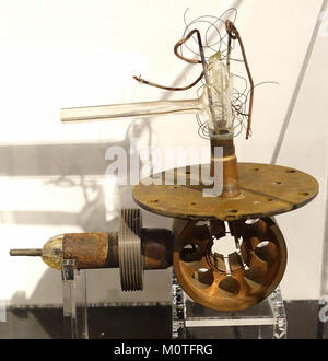 A World War II-era cavity magnetron, still in its original packaging ...
