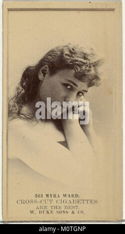 Photographic cigarette card featuring actress Topsy Vonn from the ...