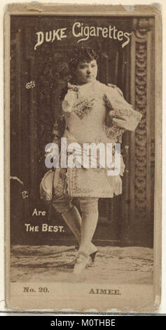 Card Number 20, Aimee, from the Actors and Actresses series (N145-6 ...
