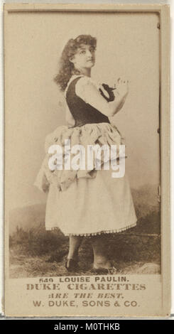 A vintage trading card featuring Louise Dempsey from the *Actors and ...