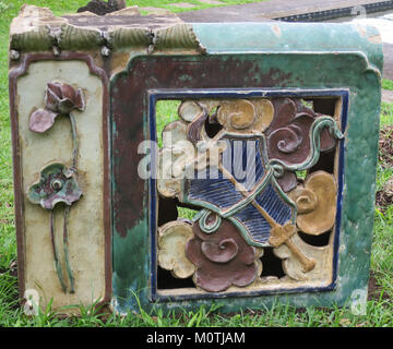 The Spalding House gardens in Honolulu feature balanced rocks, a ...