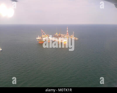 The Caspian Sea nefteplatforma 3 is an oil platform located in the ...