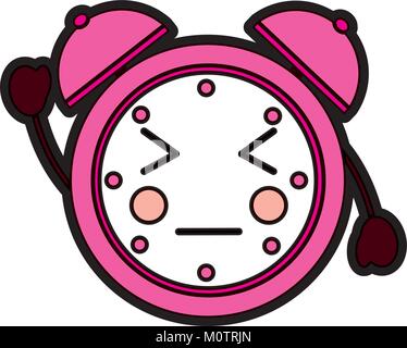 angry clock kawaii icon image Stock Vector Image & Art - Alamy