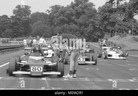 American F1 race car designer Steve Nichols racing for pleasure Stock ...