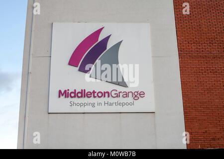 The Middleton Grange Shopping Centre in Hartlepool town centre UK Stock ...