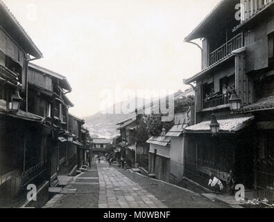 [ 1870s Japan - Wooden Houses in Nihonbashi, Tokyo ] — Wooden houses in ...
