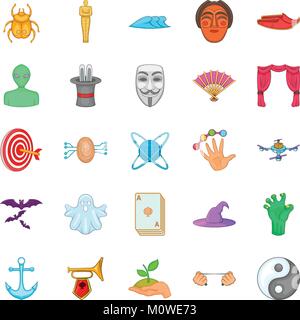 Delusion icons set, cartoon style Stock Vector Image & Art - Alamy