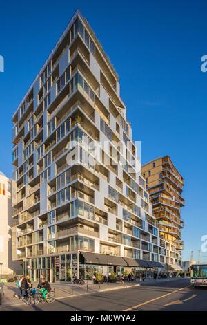 France,Paris,Batiment Home,ZAC Massena,Paris 13th,first high rise ...