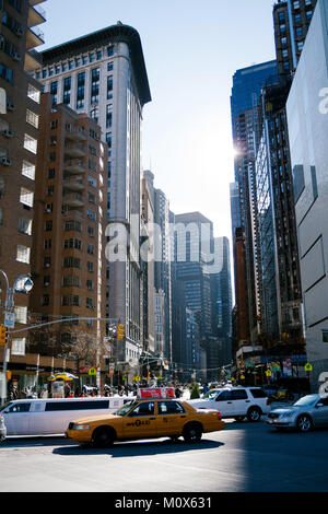New York City Typical Street Scene Stock Photo - Alamy