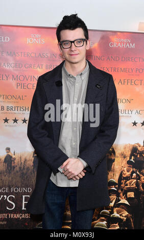 Actor Asa Butterfield at a screening of Journey's End at Picturehouse ...