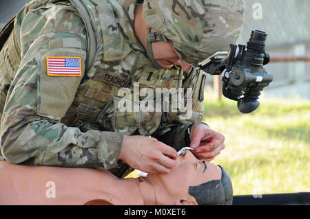 1st Lt. Brian Teachout, signal officer, 16th Sustainment Brigade ...