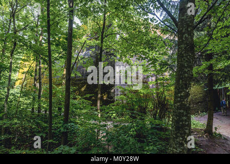 Giant bunker in Mamerki (German: Mauerwald) bunker complex - former ...