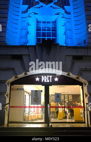 Pret A Manger, Southbank, London, England, UK Stock Photo - Alamy