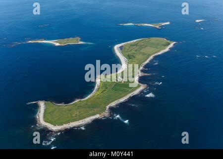 France,Finistere,Le Conquet,Molene archipelago,Molene and Ledenez Vraz ...