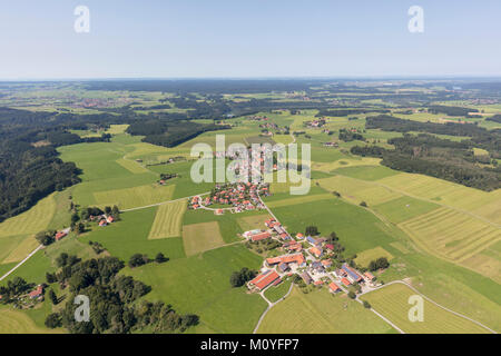 Aerial view of Birkland, Peiting, Bavaria, Germany Stock Photo - Alamy
