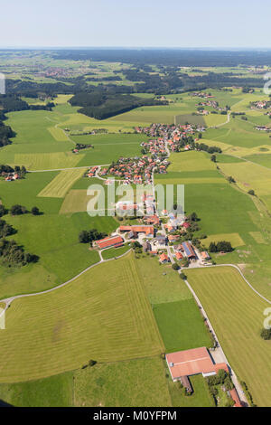 Aerial view of farmhouse at Peiting, Bavaria, Germany Stock Photo - Alamy