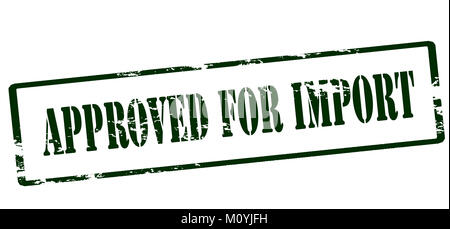 APPROVED text on green grungy rectangle stamp sign Stock Photo - Alamy
