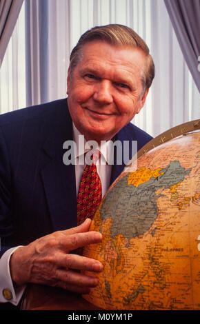 Paul S. Amos - in his AFLAC office. AFLAC was founded by brothers John ...