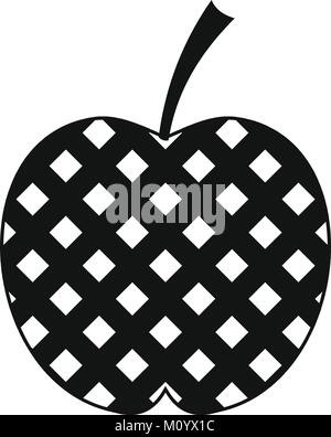 Checkered apple icon, simple style Stock Vector Image & Art - Alamy