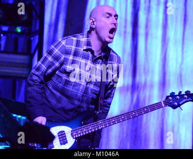 Aaron Bruch of Breaking Benjamin performs during the Rock On The Range ...