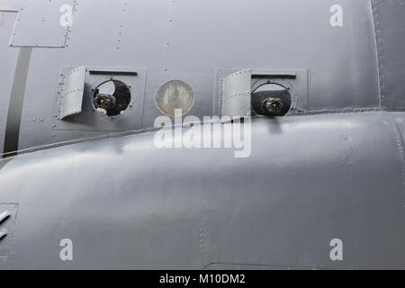 The guns of a Spectre gunship Stock Photo - Alamy