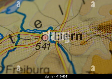 Map of Bern Stock Photo - Alamy