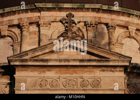 Exterior of the church of Kidane Mehret, a rotunda in traditional ...