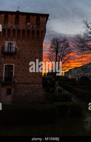 Castle Sforzesco, Galliate, Novara, Piedmont, Italy Stock Photo - Alamy