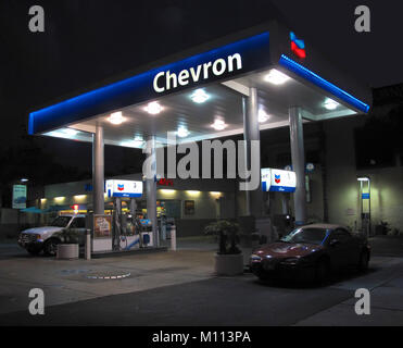 Chevron billboard in Los Angeles circa 1967 Stock Photo - Alamy