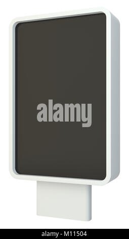 Outdoor advertising displays. Rolling poster display 3d Illustration ...