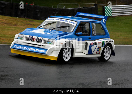 MG Metro 6R4 Group B rally car in Golden Wonder Crisps livery on the ...