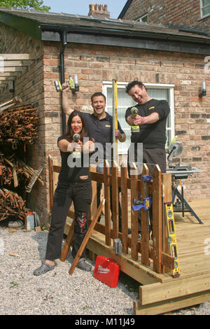 craig phillips, lisa appleton and mario marconi posing together Stock ...