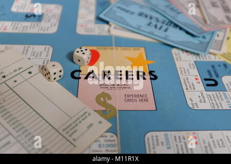 Careers Board Game Stock Photo - Alamy