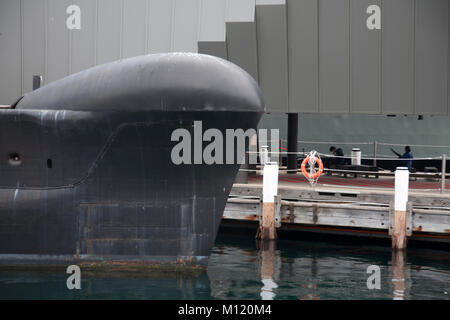 HMAS Onslow submarine at the Australian National Maritime Museum in ...