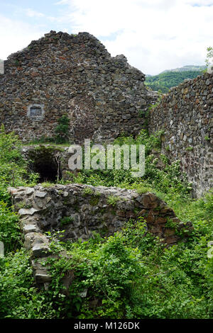 Ruins of Maglic fortress in Serbia Stock Photo - Alamy