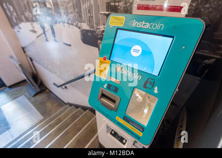 Bitcoin ATM machine Instacoin in Montreal, Canada Stock Photo - Alamy