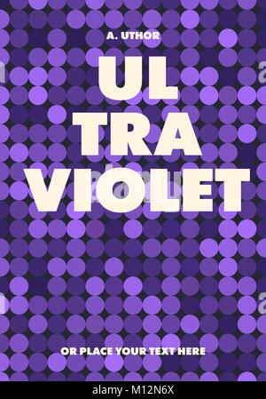 Minimal cover graphic, copy space design. Neon pink blue gradient ...