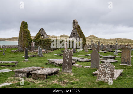 Balnakeil Church and bay, Durness, Sutherland, Scotland Stock Photo ...