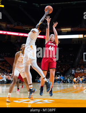 January 25, 2018: Torri Lewis #44 of the Mississippi Lady Rebels drives ...